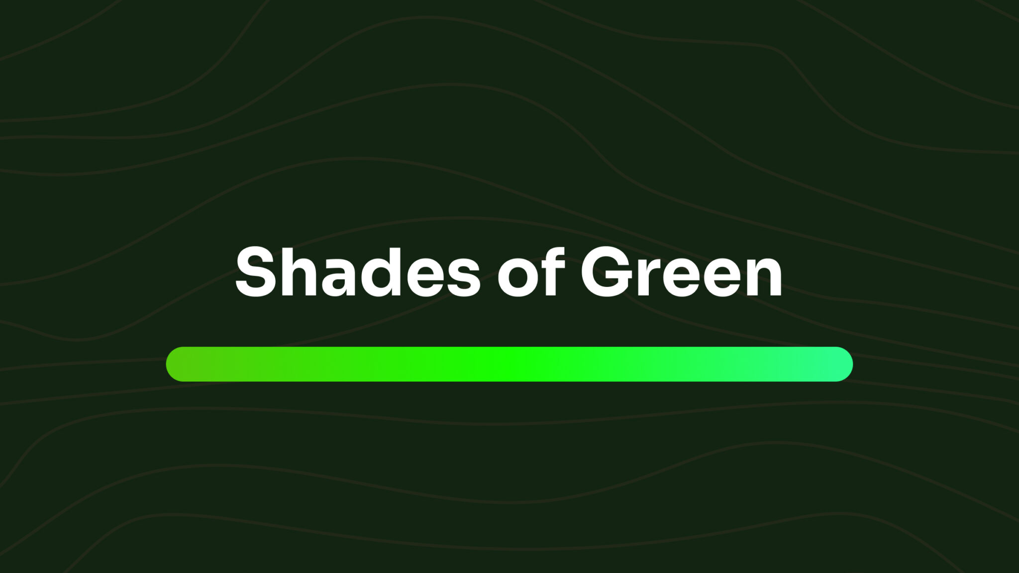 Shades of Green: Verdant Voyage from Mint to Emerald